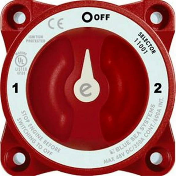 Blue Sea e - Series Battery Switch with Alternator Field Disconnect - 3 ...