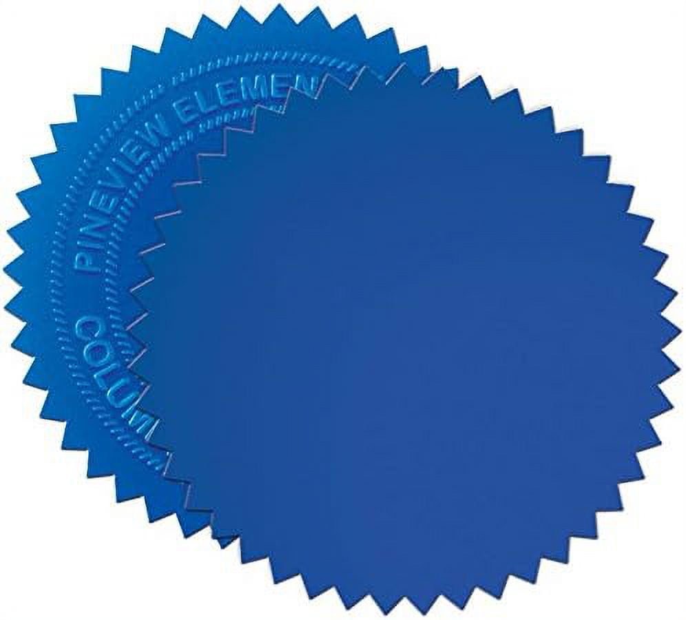 Blue Seals 2" Set of 100 Seals for Award Certificates - Walmart.com