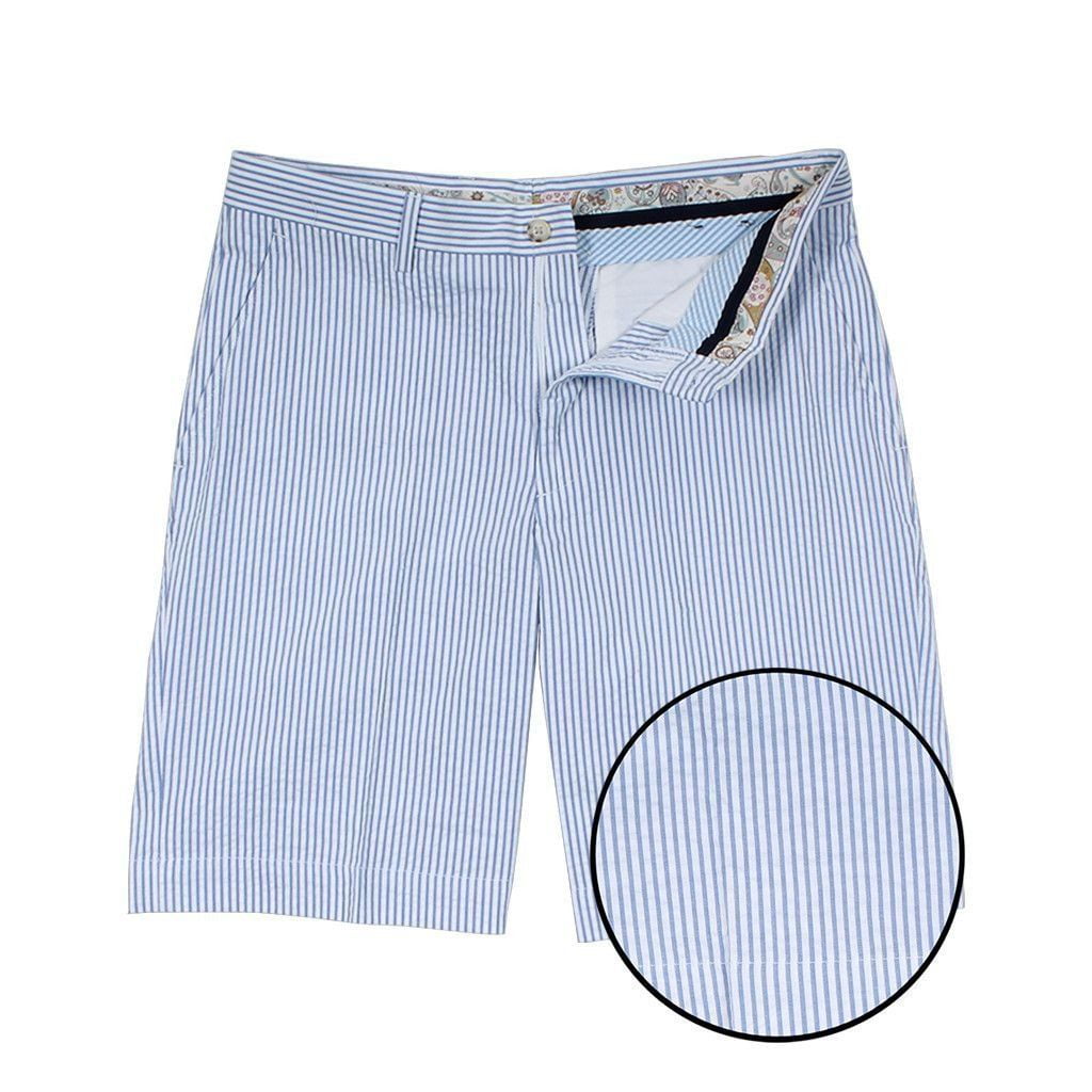 Blue Seersucker Shorts by Country Club Prep - Walmart.com
