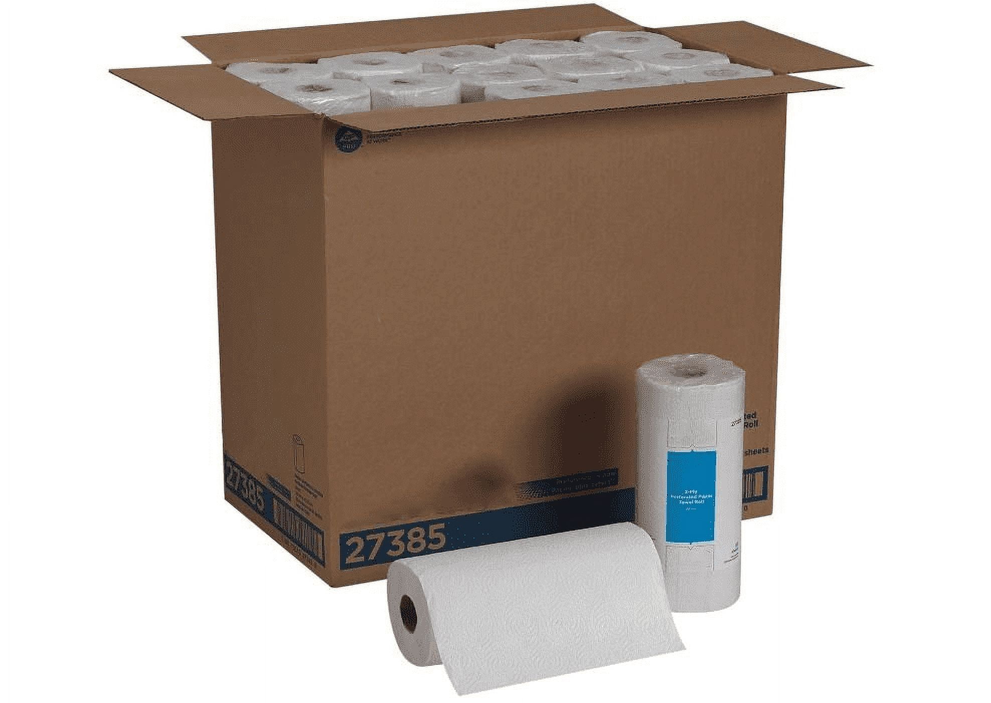 Blue Select 2-Ply Perforated Paper Towel Rolls, 27385, 85 Sheets Per ...