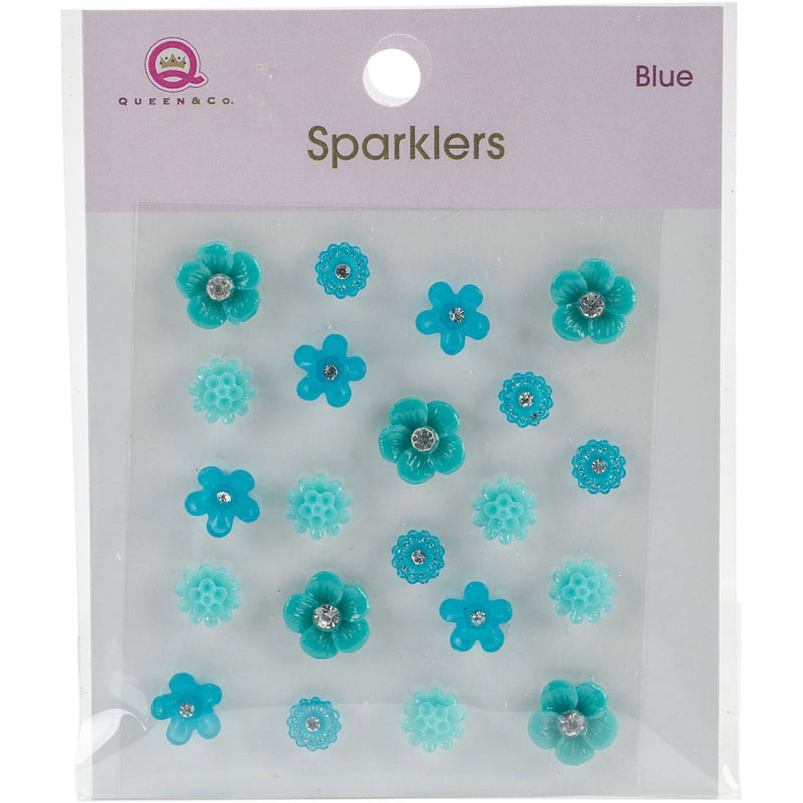Blue Self-Adhesive Sparklers - Walmart.com