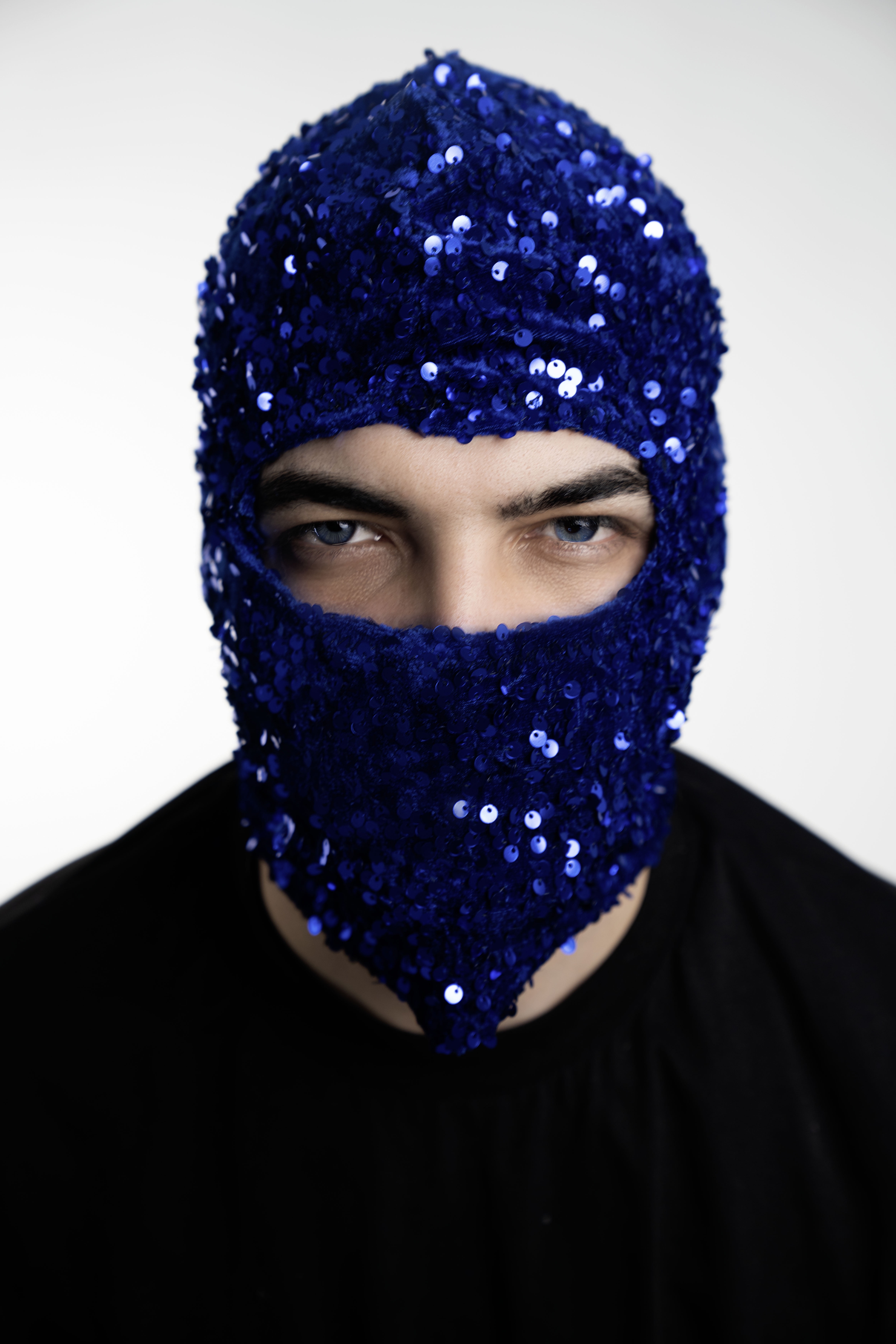 Blue Sequin Embellished Ski Mask & Balaclava - Walmart.com