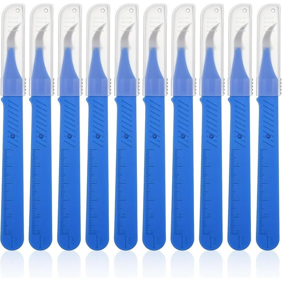 Blue Sewing Stitch Remover, Seam Rippers Razor with Protective Case and ...