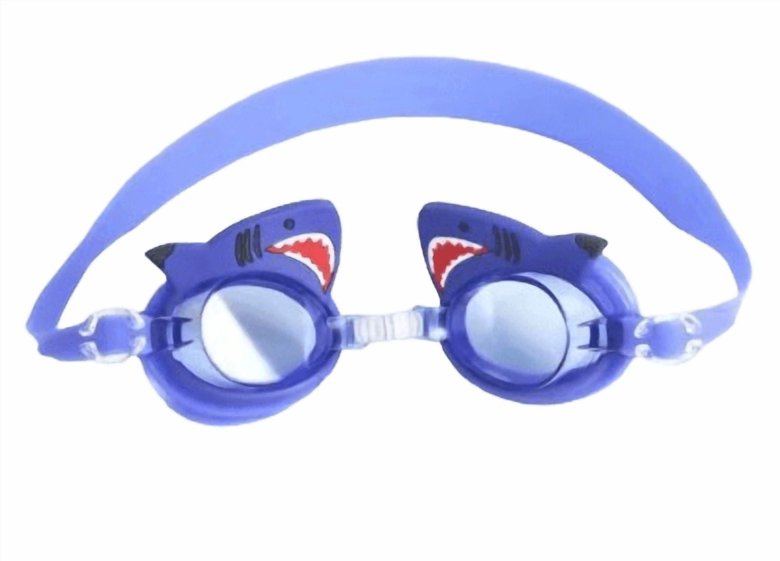 Blue Shark Cartoon Shark Swimming Goggles - Walmart.com