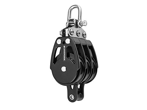 Blue Shark-Sailing Pulley Blocks Ball Bearing 38mm Triple 2257 ...