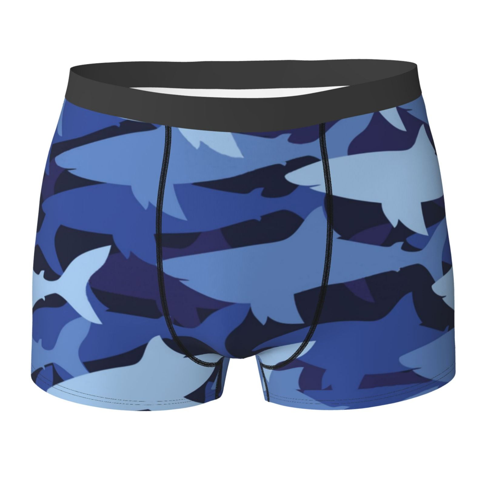 Blue Shark Underwear For Men,Soft Boxer Briefs - Comfortable And ...