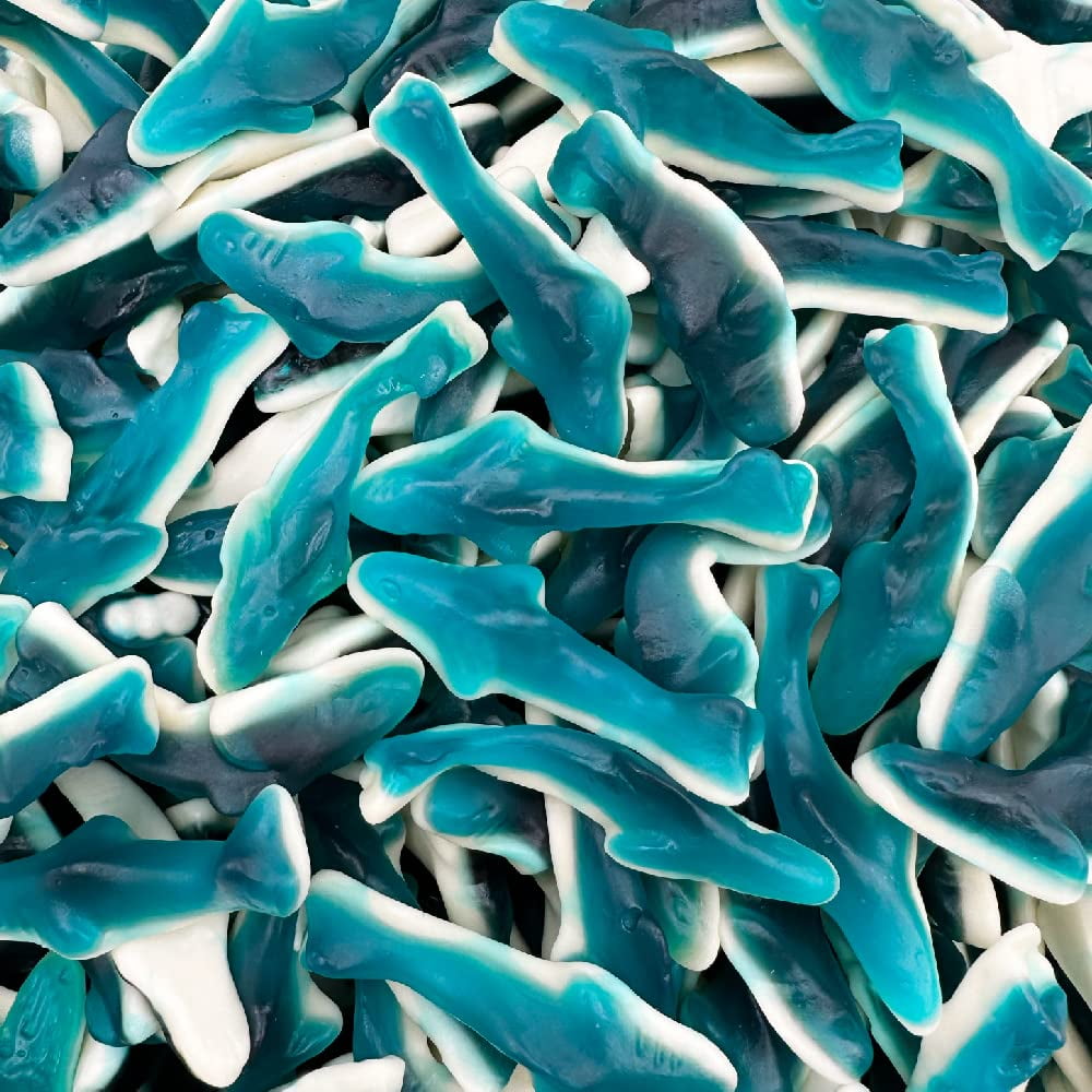Blue Sharks Gummy Candy |2-Pound Bag | Made with Real Fruit Juice - Walmart.com