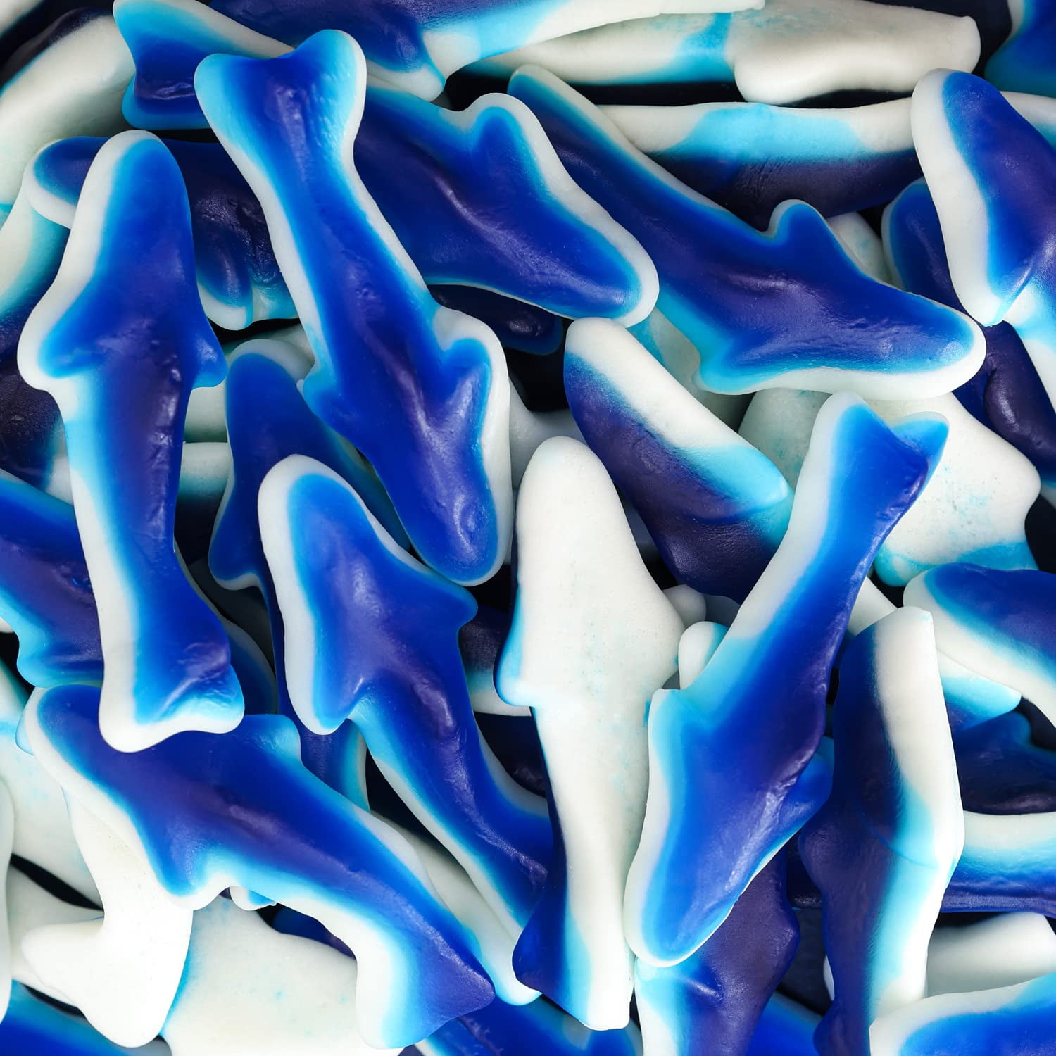 Blue Sharks Gummy Candy Raspberry Flavor, Bulk Pack 5 Pounds - Walmart.com