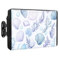 Blue Shell Outdoor TV Cover 60 to 65 Inch Conch Purple Coral Bubble ...
