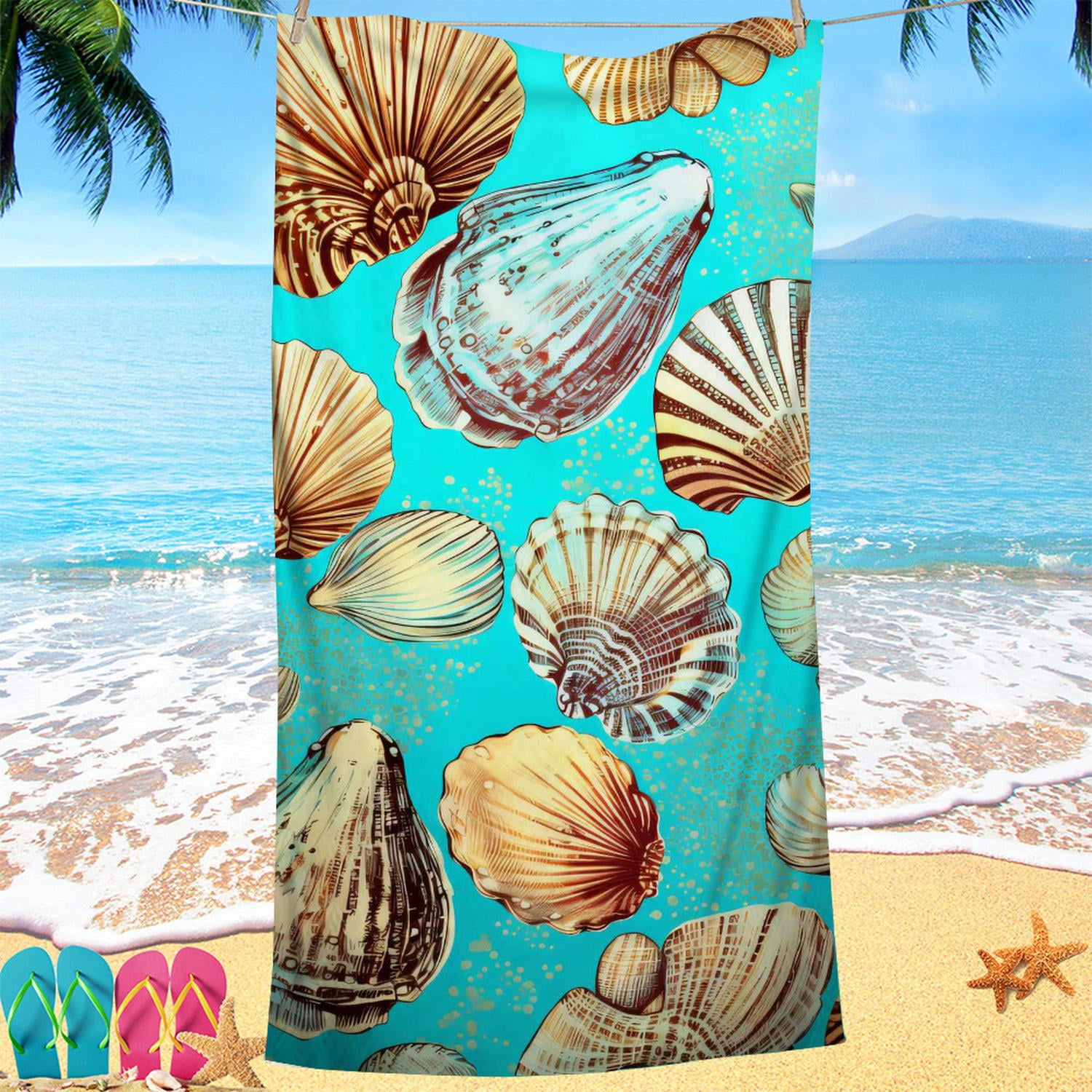 Blue Shell Series digital-printed polyester Superfine fiber double ...