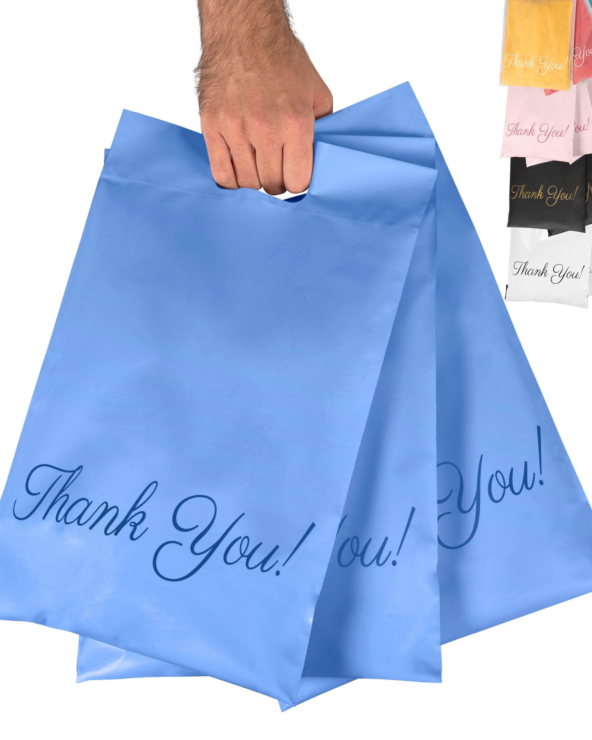 Blue Shipping Bags for Clothing 12x15, 50 Pack Packaging Bags, Poly ...