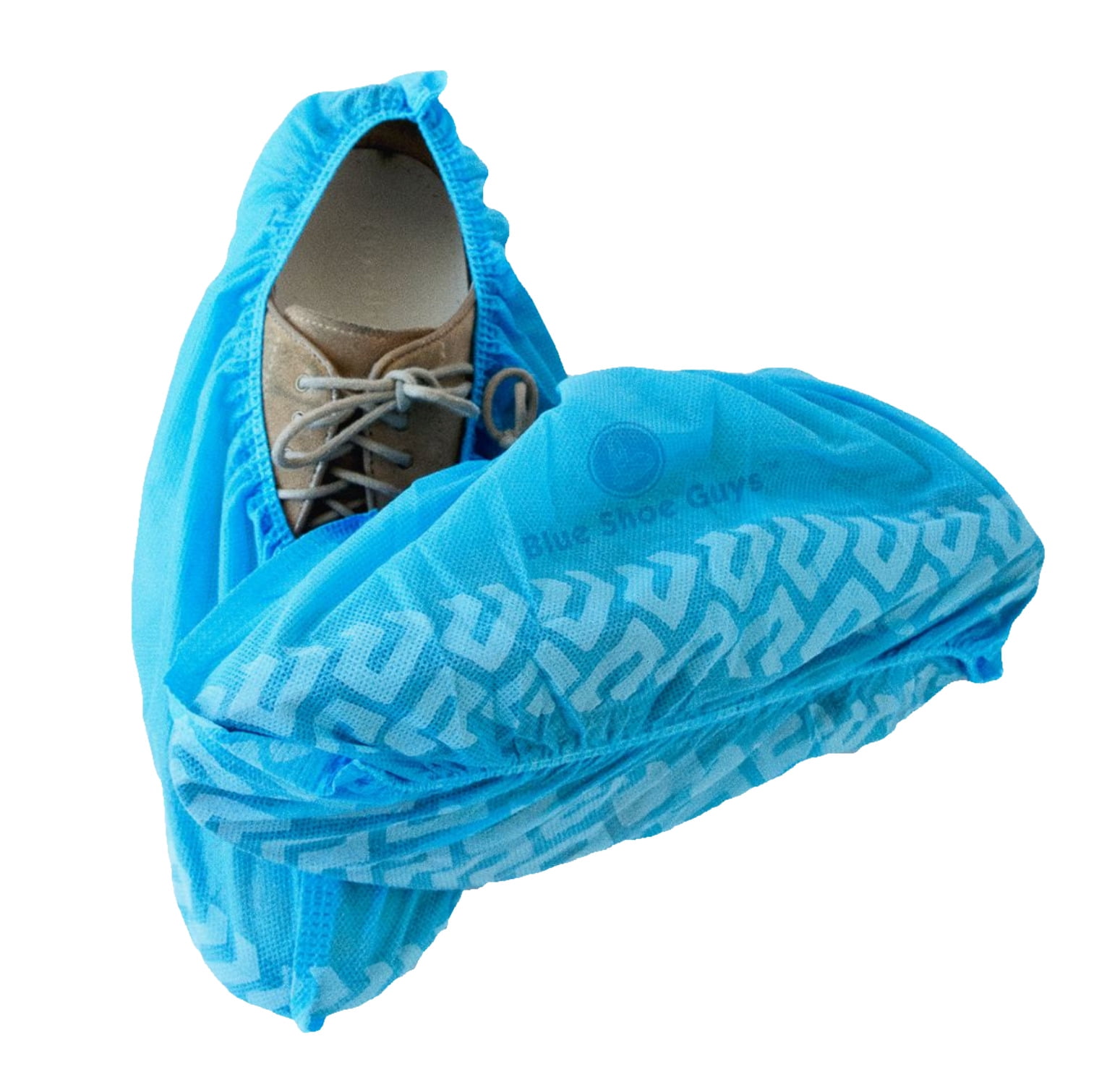 Blue Shoe Guys Premium Disposable Shoe Covers, 100 Pack, Heavy-Duty ...