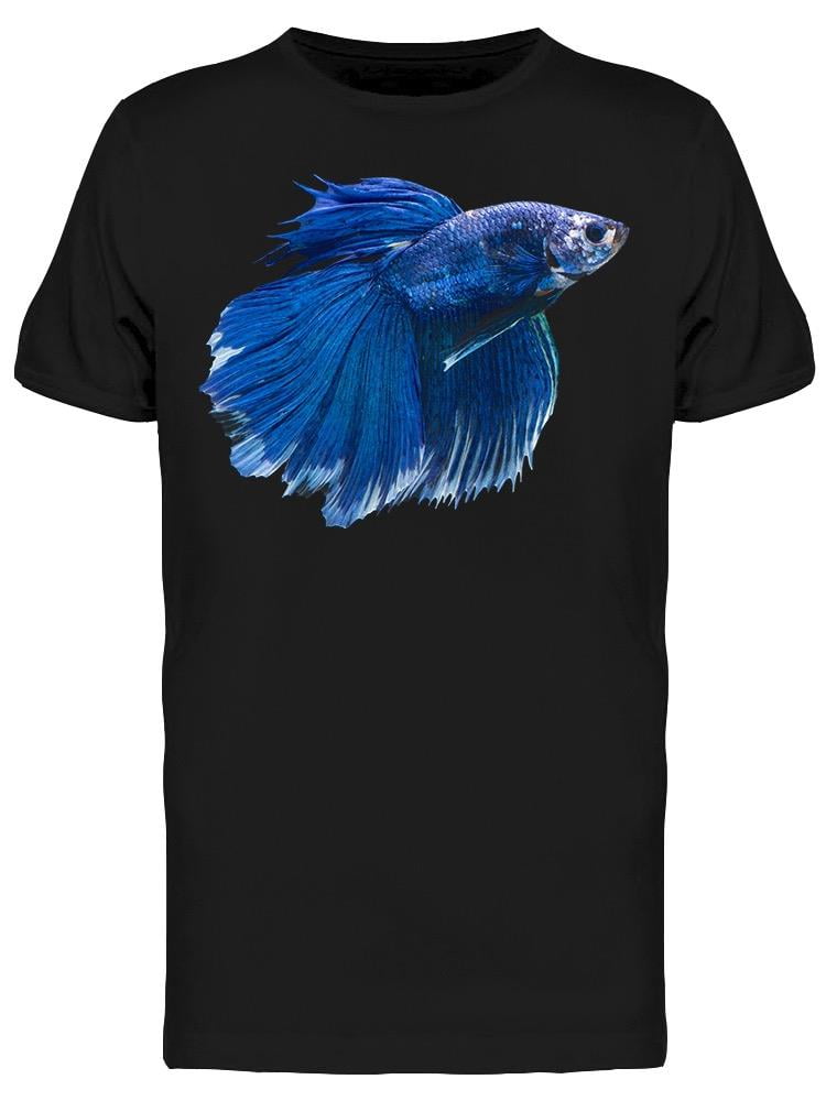 Blue Siamese Fighting Betta Fish T-Shirt Men -Image by Shutterstock ...