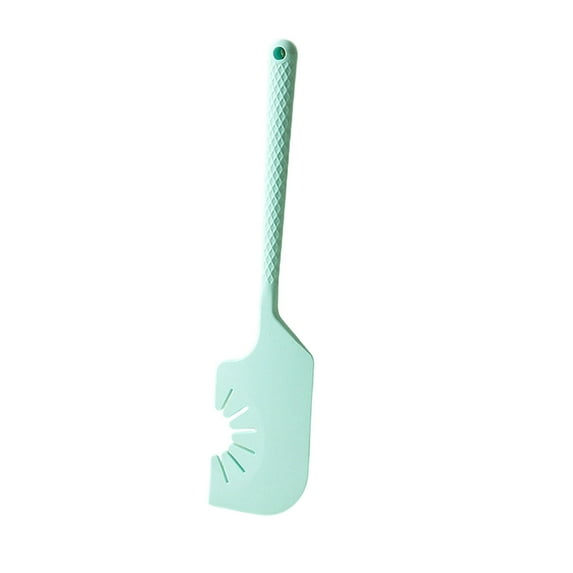 Blue Silicone Spatula And Cream Spreader Heat Resistant One Piece ...