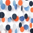Blue-Silver Orange Space Party-Decorations Streamers-Garland - 52Ft ...