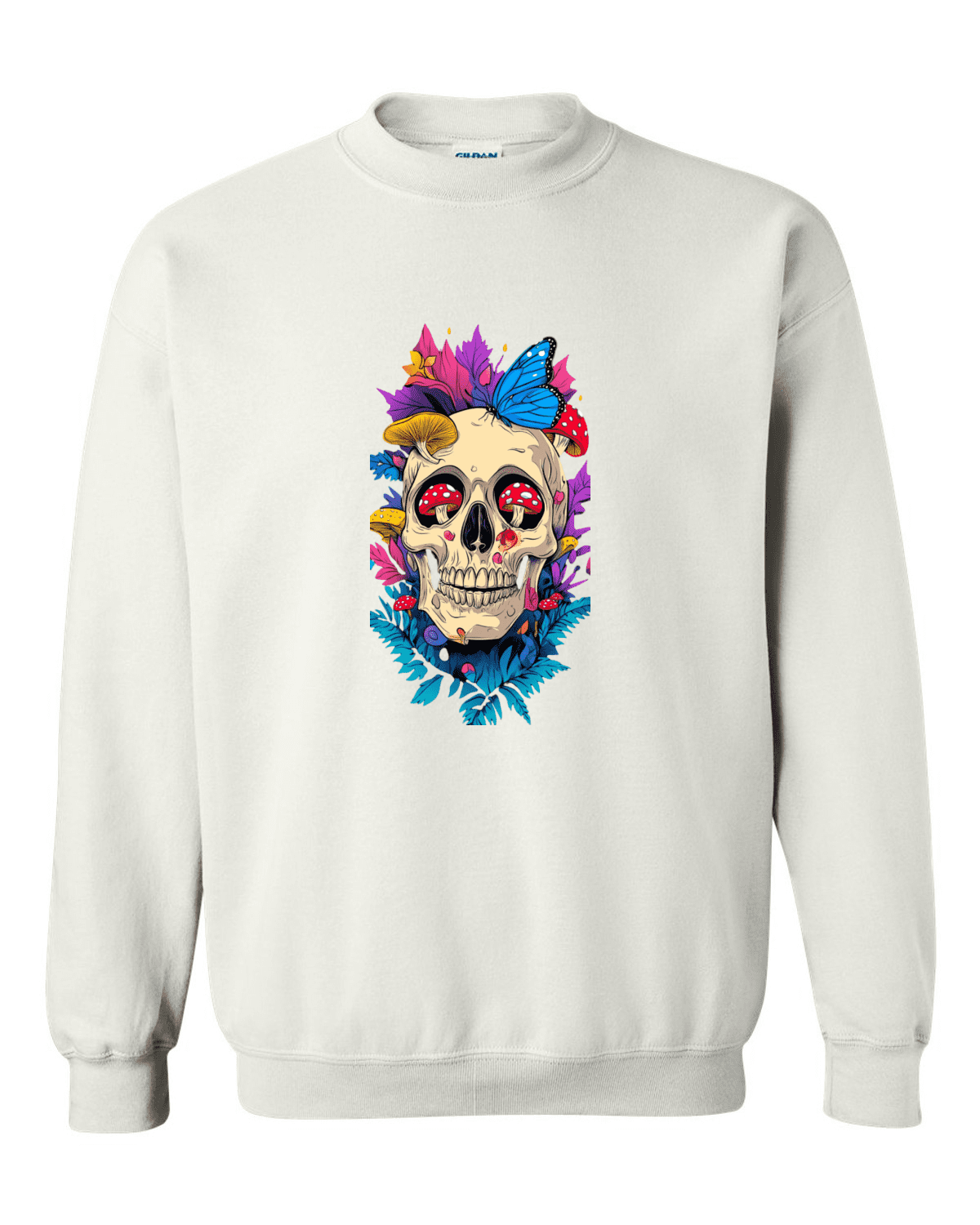 Blue Skeleton Hugging Ghost with Sparkle Starry Night Vibe Art ...