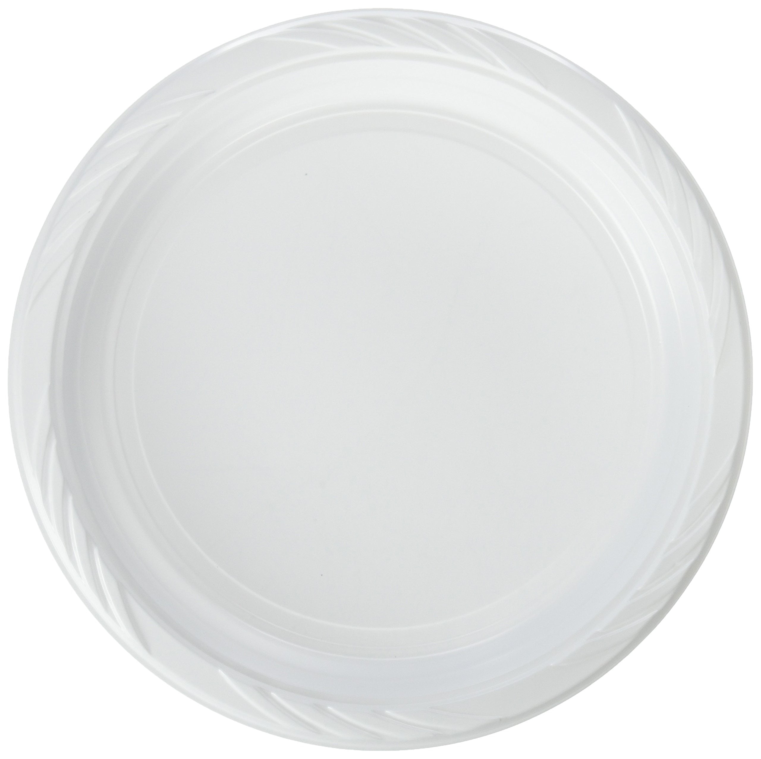Blue Sky 100 Count Disposable Plastic FST1 Plates, 10", White - Walmart.com