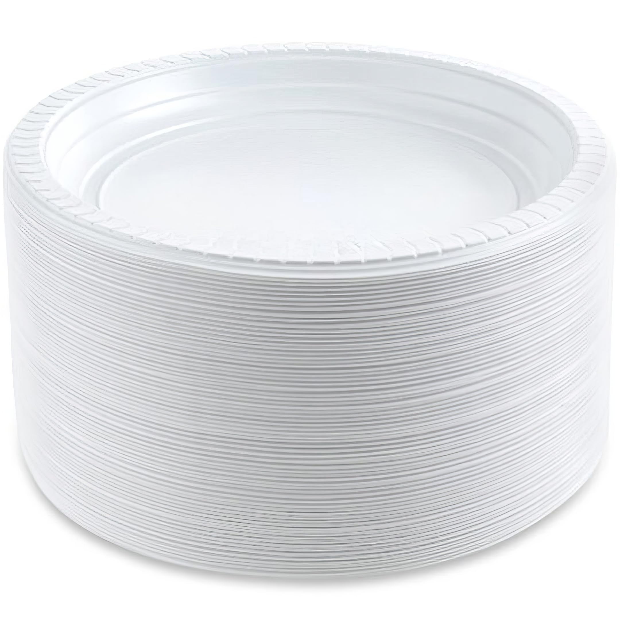 Blue Sky 100 Count YPF5 Disposable Plastic Plates, 6-Inch, White ...