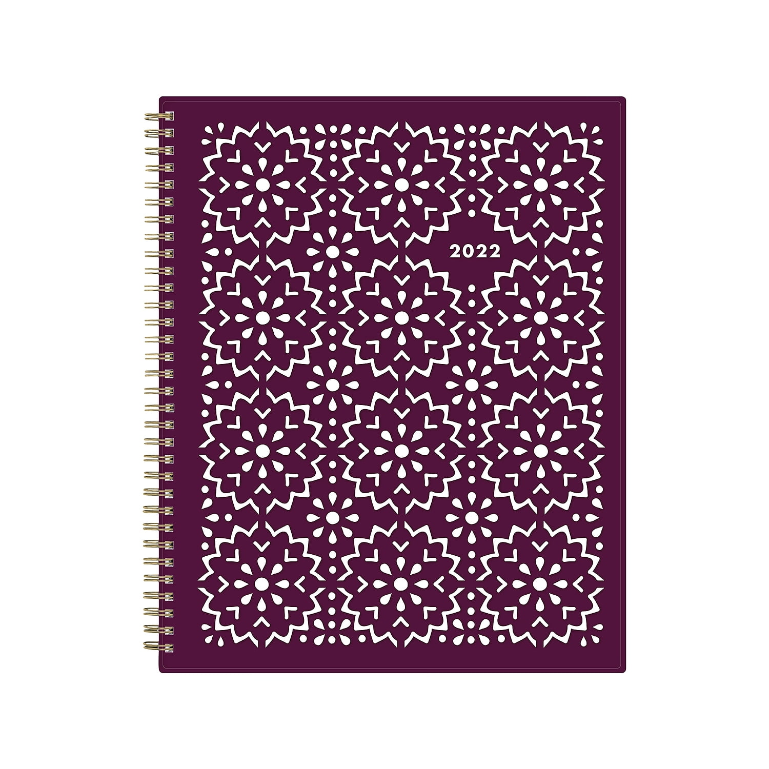 Blue Sky 2022 Gili 8.5" x 11" Weekly & Monthly Planner Red/White 117889 ...