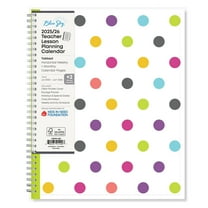 Teacher Dots Academic Year Create-Your-Own Cover Weekly/Monthly Planner ...