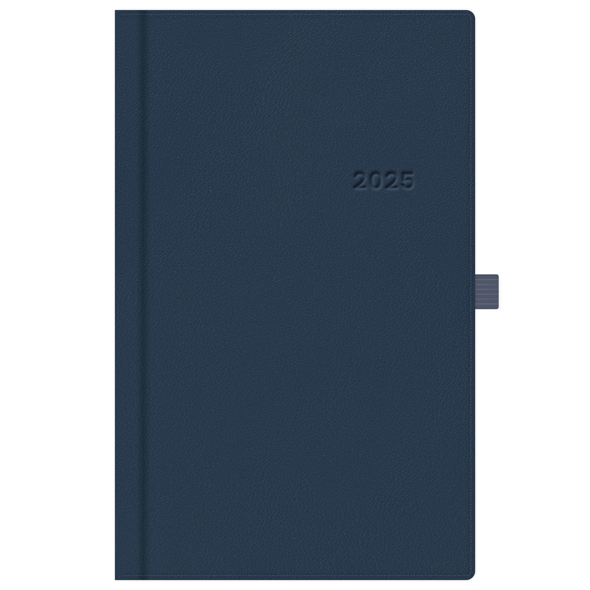 Blue Sky 2025 Bookbound Weekly Monthly Planner, 5 x 8, French Navy Faux ...