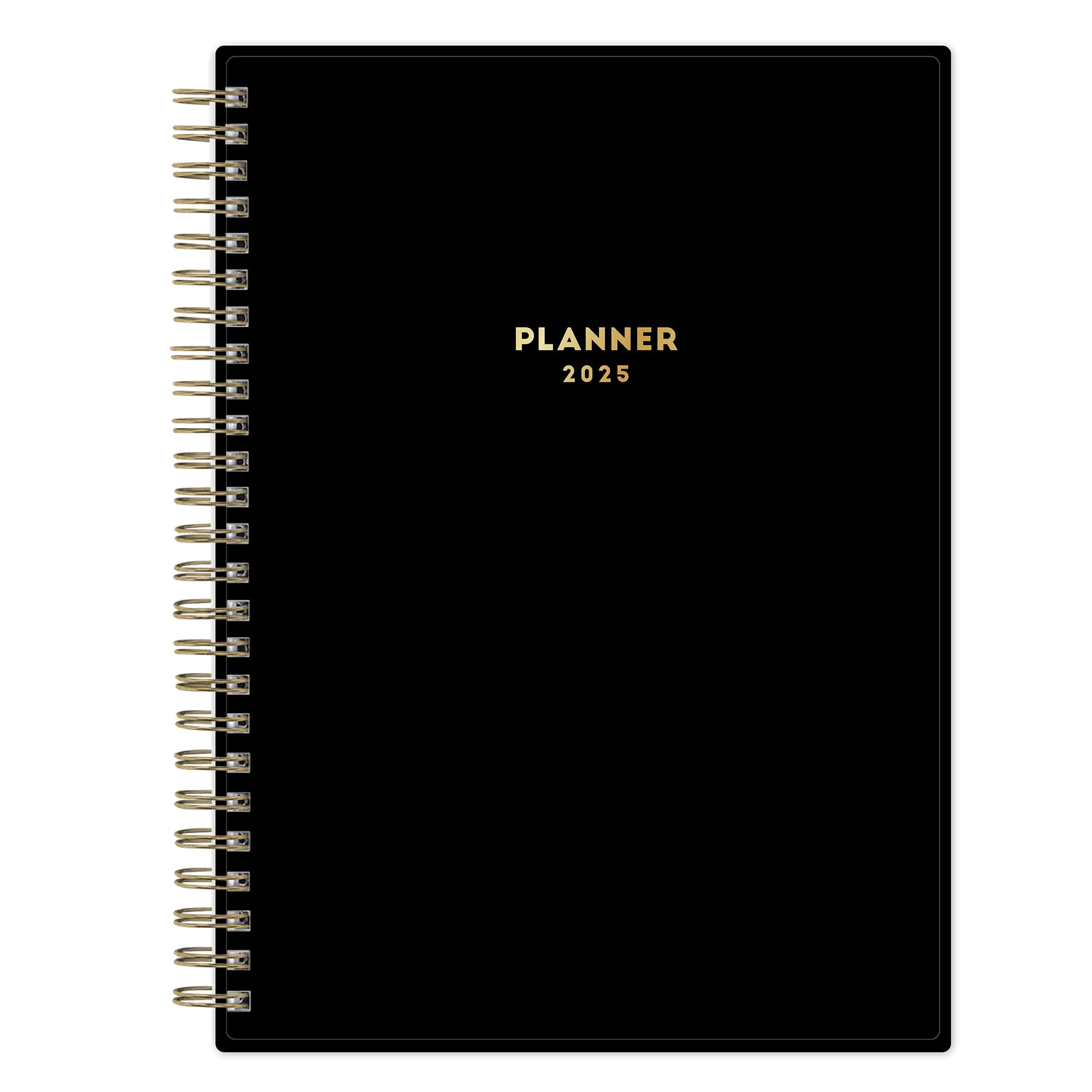 Blue Sky 2025 Weekly Monthly Planner Notes, 5.875 x 8.625, Black ...