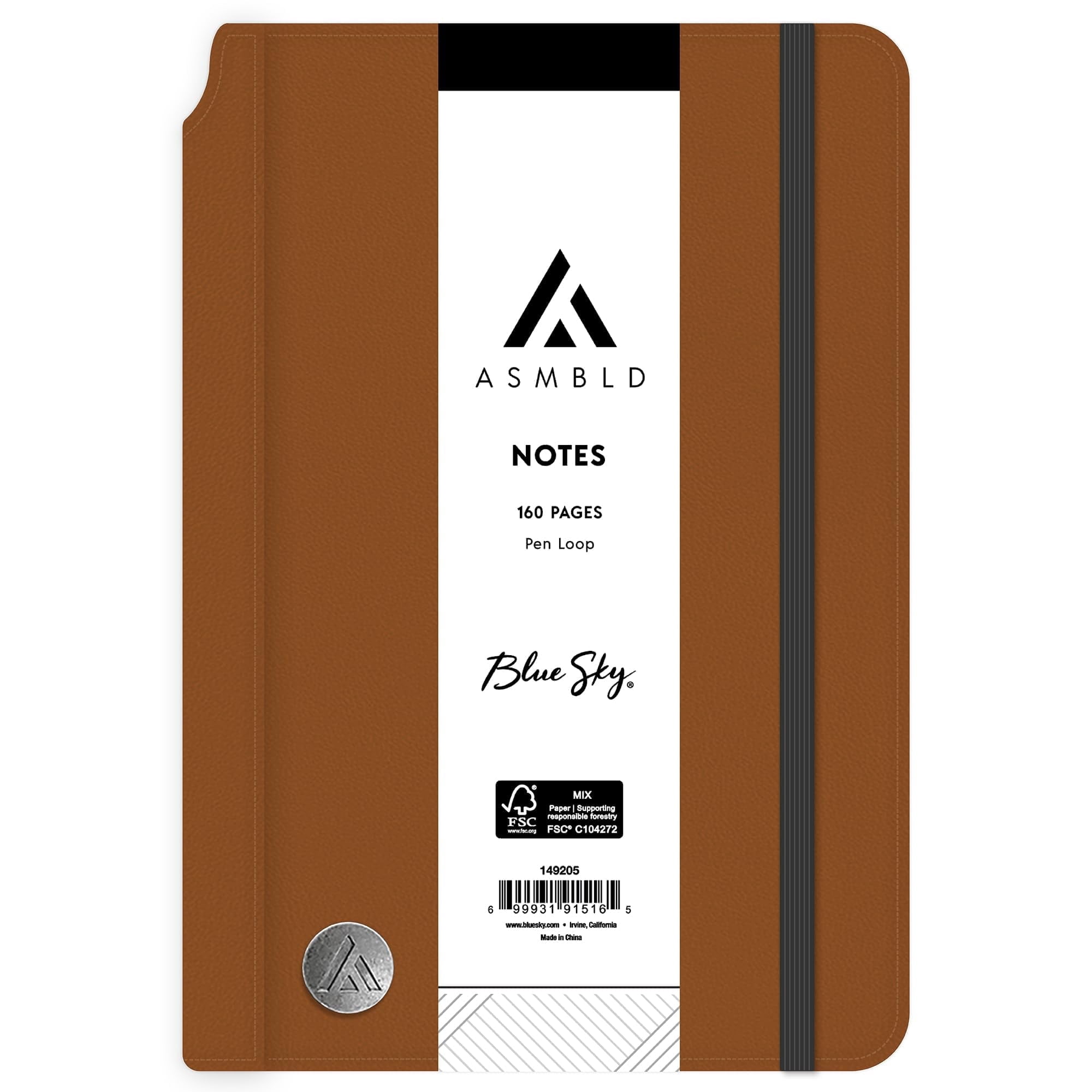 Blue Sky ASMBLD Notebook, 5.75" x 8.5", Non-Dated, Open Spine with ...