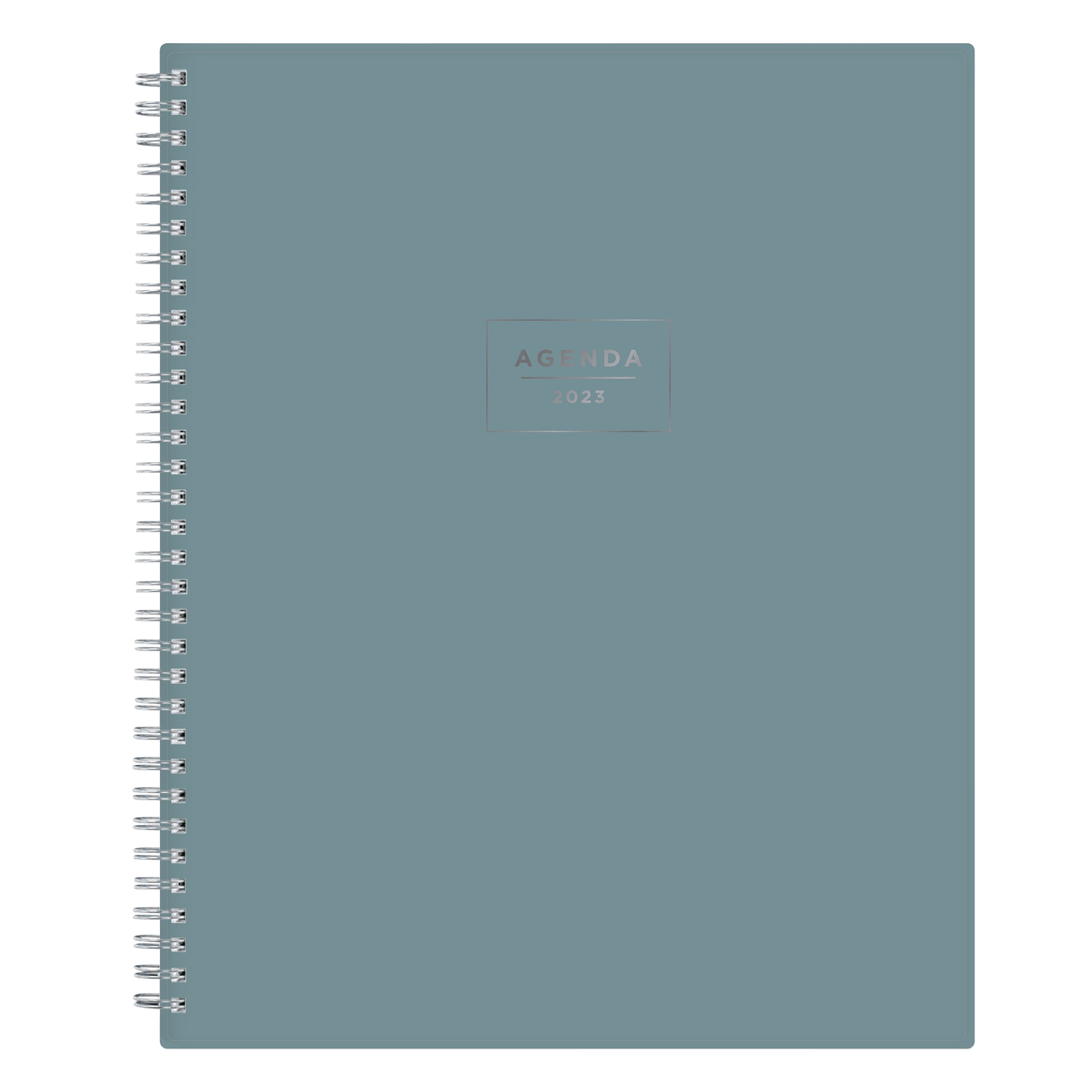 Blue Sky™ Weekly/Monthly Safety Wirebound Planner, 8-1/2" x 11 ...