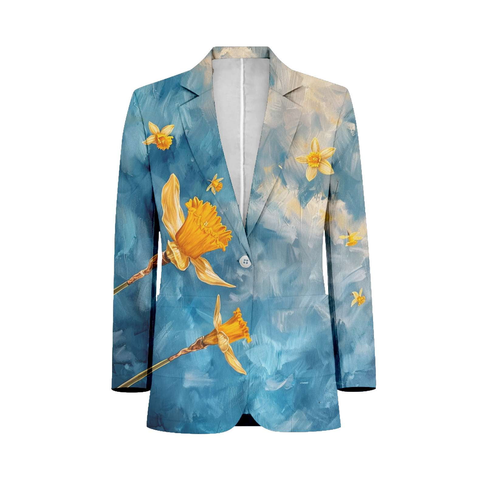 Blue Sky And Flora Mens Suits Shawl Collar Slim Fit Suit Mens Groom ...