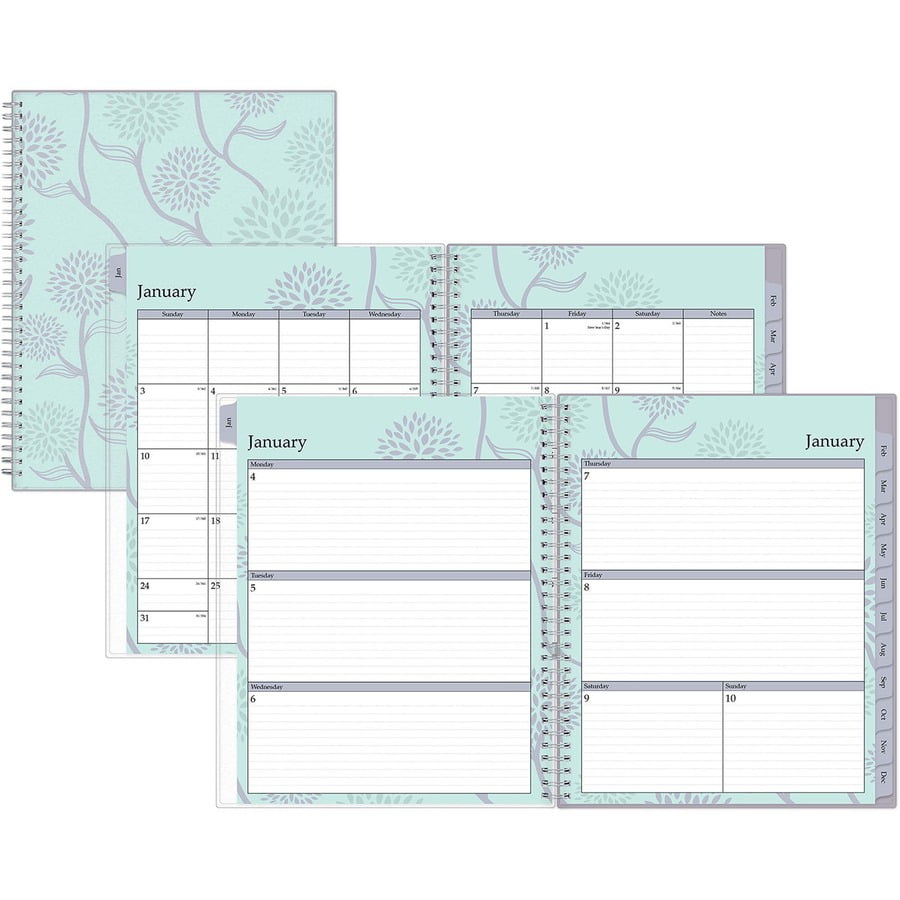 Blue Sky, BLS101602, Rue Du Flore Large Planner, 1 Each, Multi ...