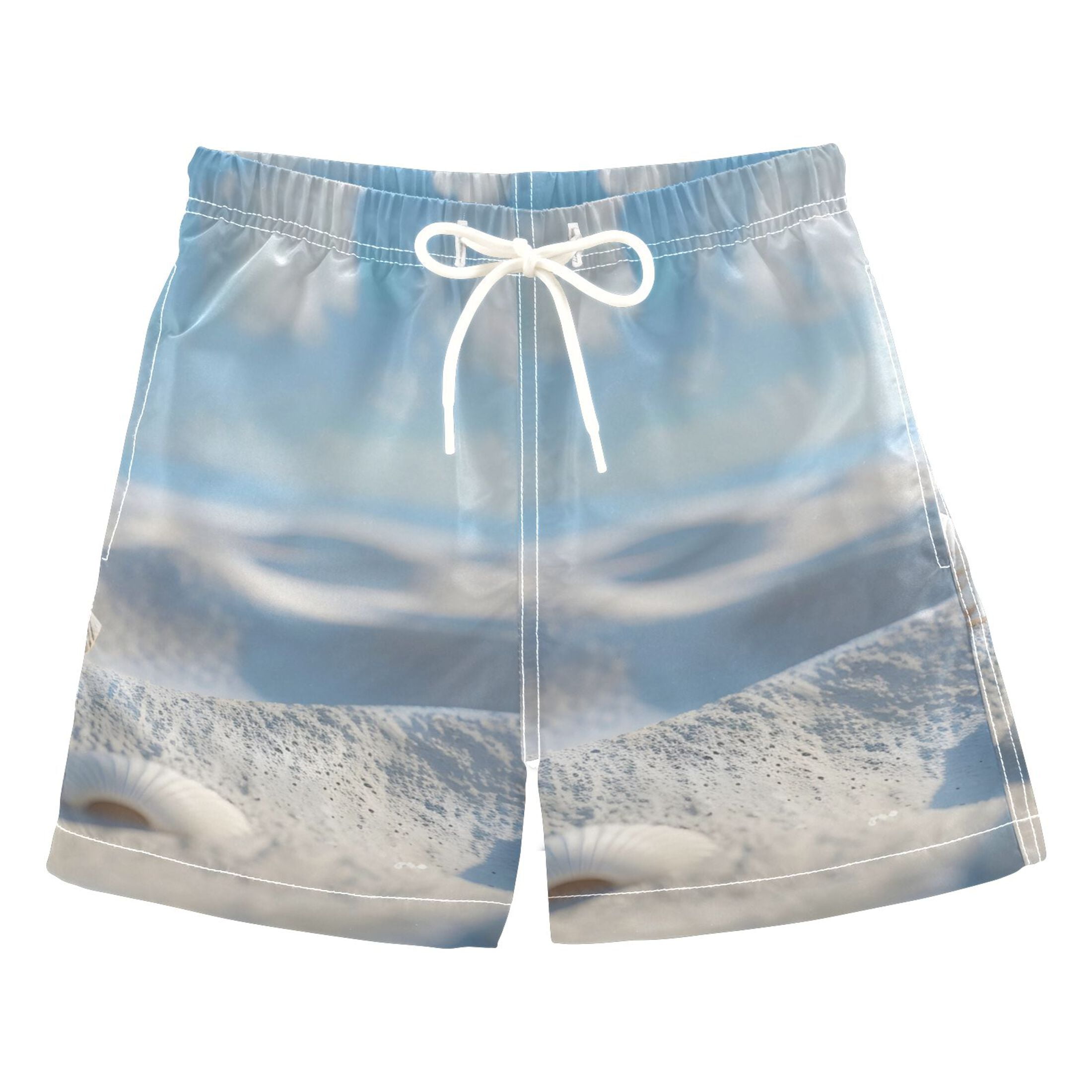 Blue Sky Beach Shells Boys' Swim Trunks Board Shorts Beach Pants ...