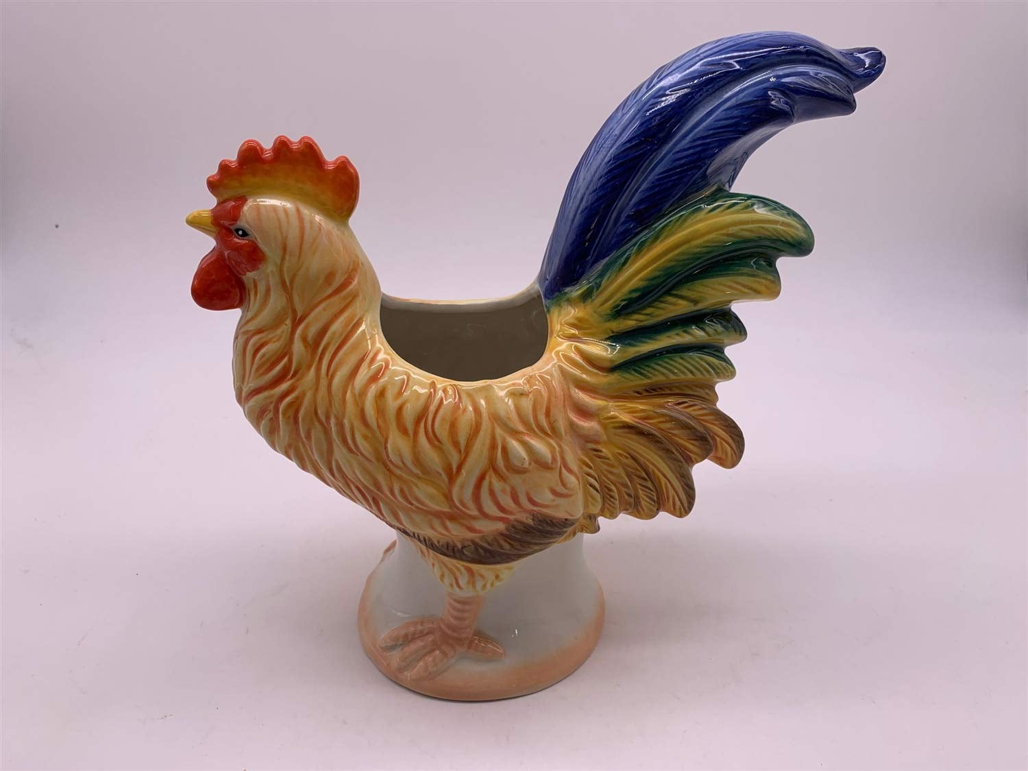 Blue Sky Ceramic Rooster 9” Planter, Multi Color - Walmart.com