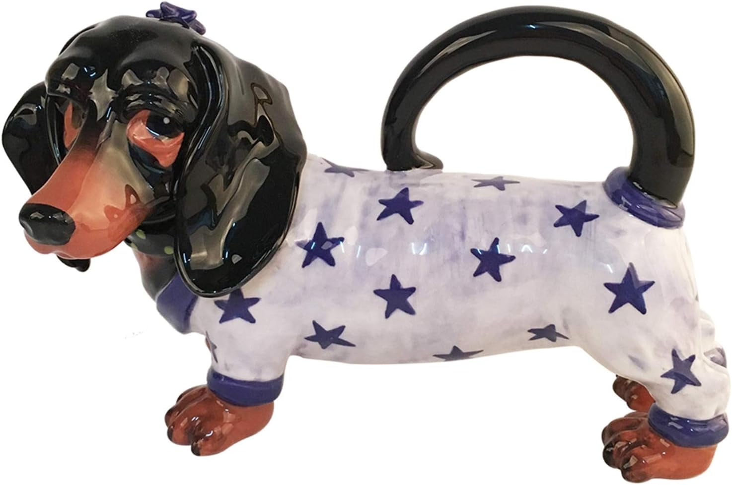 Blue Sky Ceramics Willie Dachshund Teapot, Multi, 20421 - Walmart.com