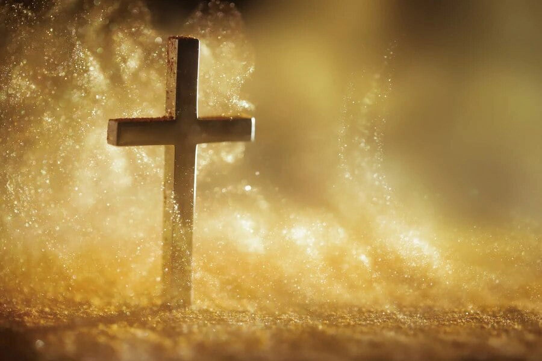 Blue Sky Christian Cross Backdrop Easter Religious Heaven Crucifix ...