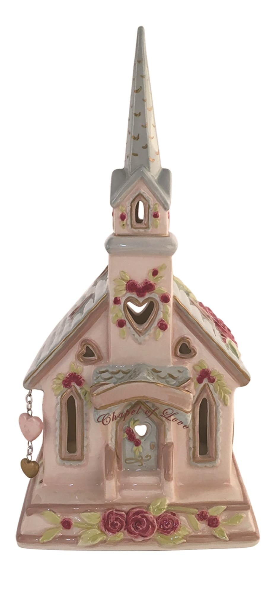Blue Sky Clayworks Chapel of Love Candle House, 10-inch Height ...