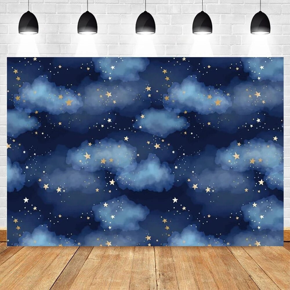 Blue Sky Cloudy Natural scenery Photocall Backdrop Baby Shower Birthday ...