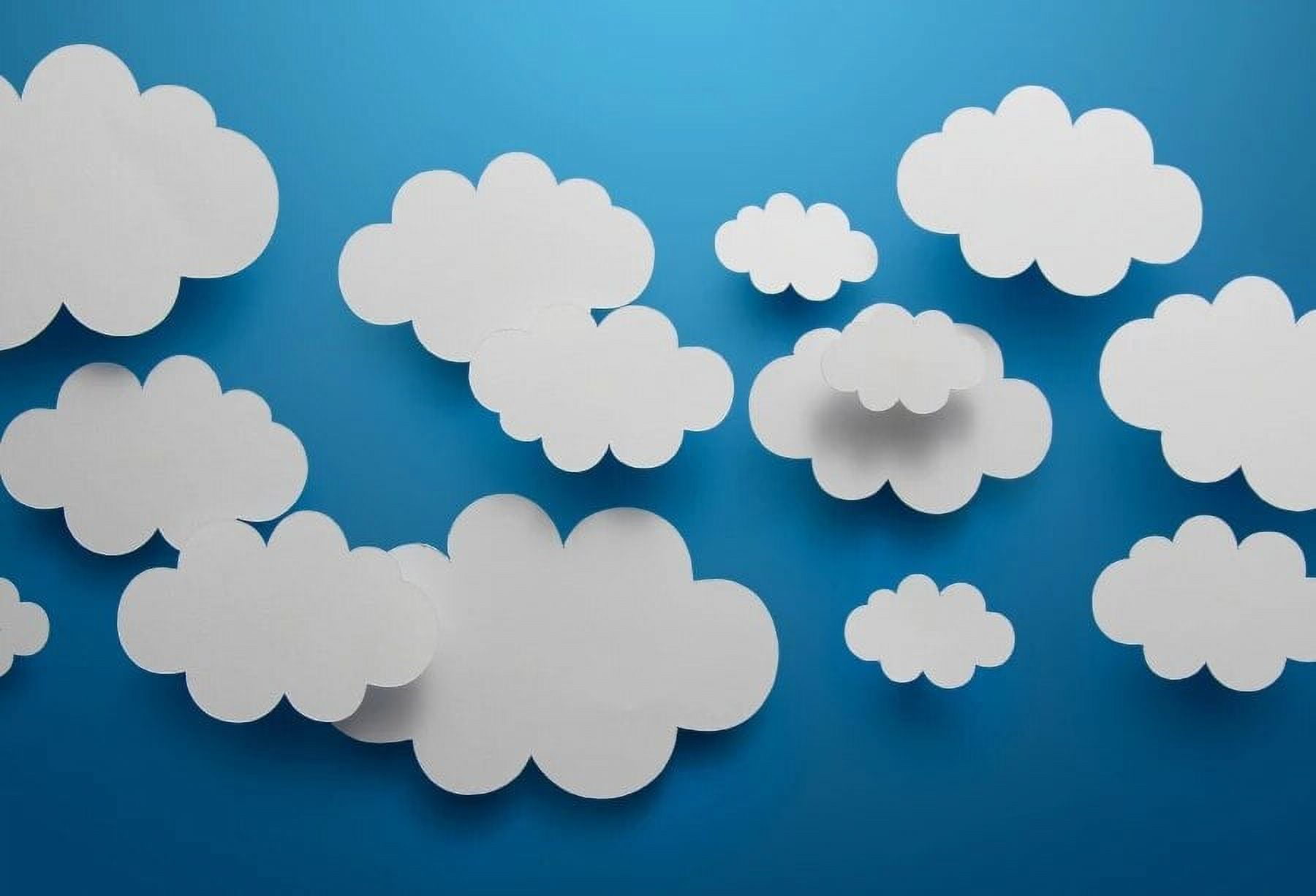 Blue Sky Dark Clouds Rain Photography Backgrounds Cartoon Party Photo ...