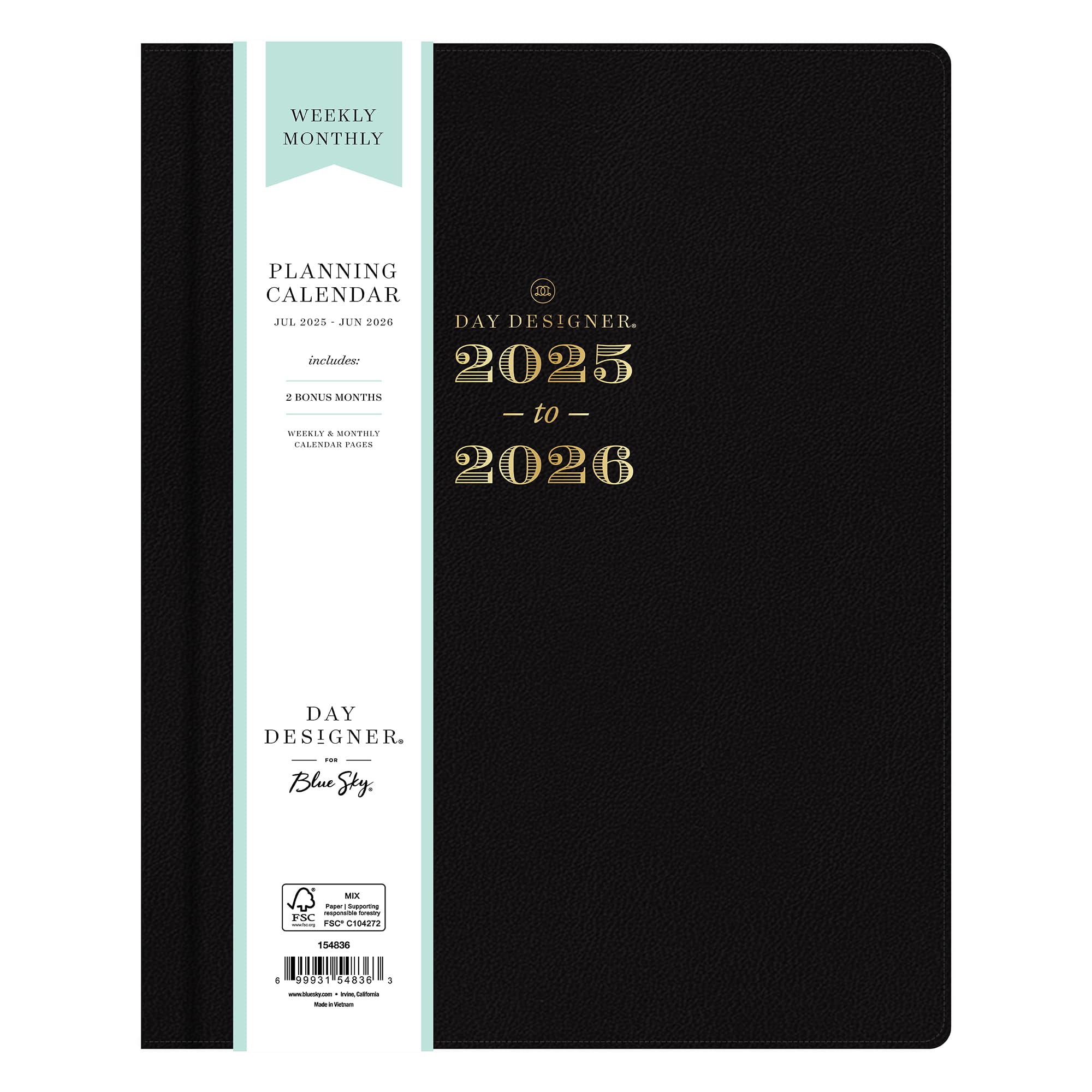 Blue Sky Day Designer 2025-2026 Academic Year Weekly and Monthly ...