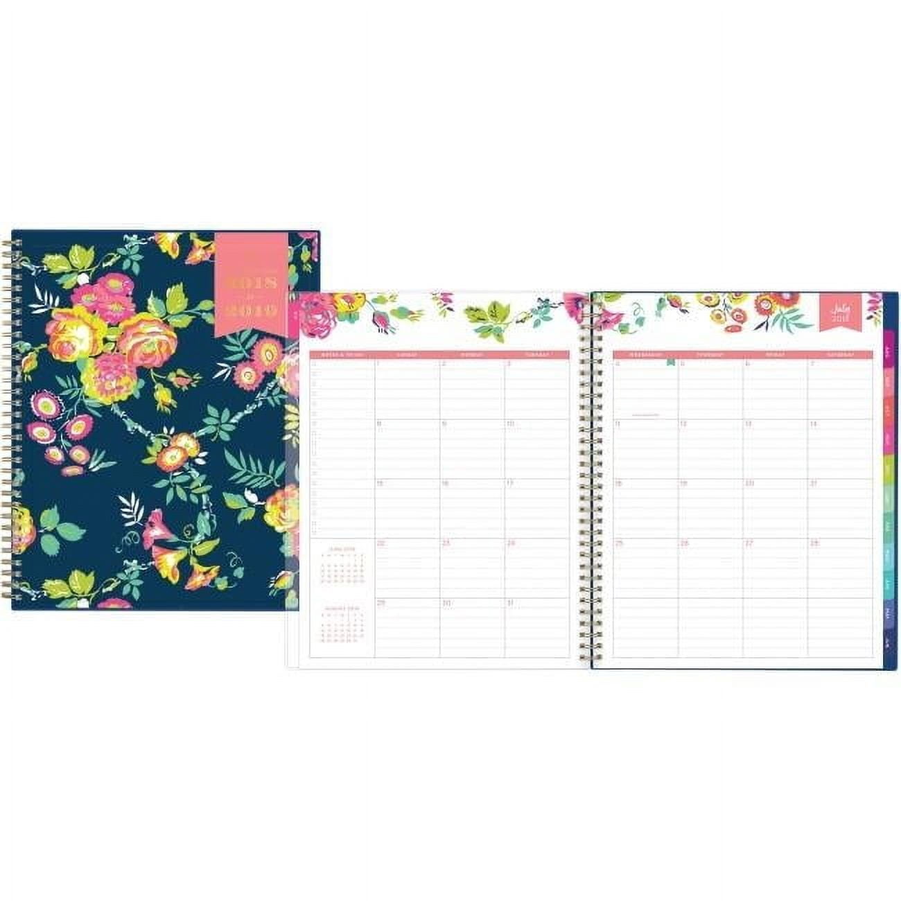 Blue Sky Day Designer Weekly & Monthly Planner, Navy - Walmart.com