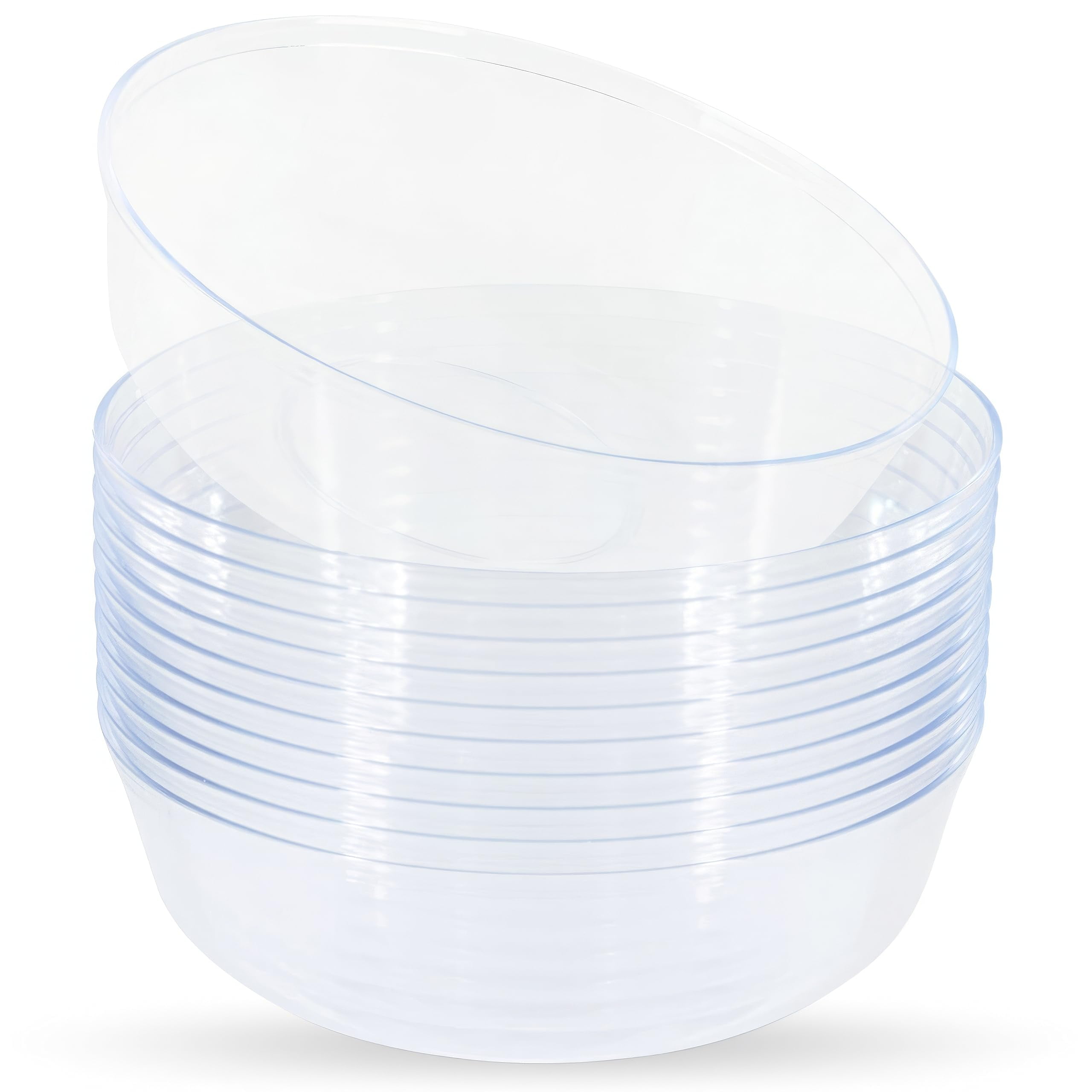 Blue Sky Edge Clear AIF9 Bowls - 16 oz (10 Count) Disposable Round ...