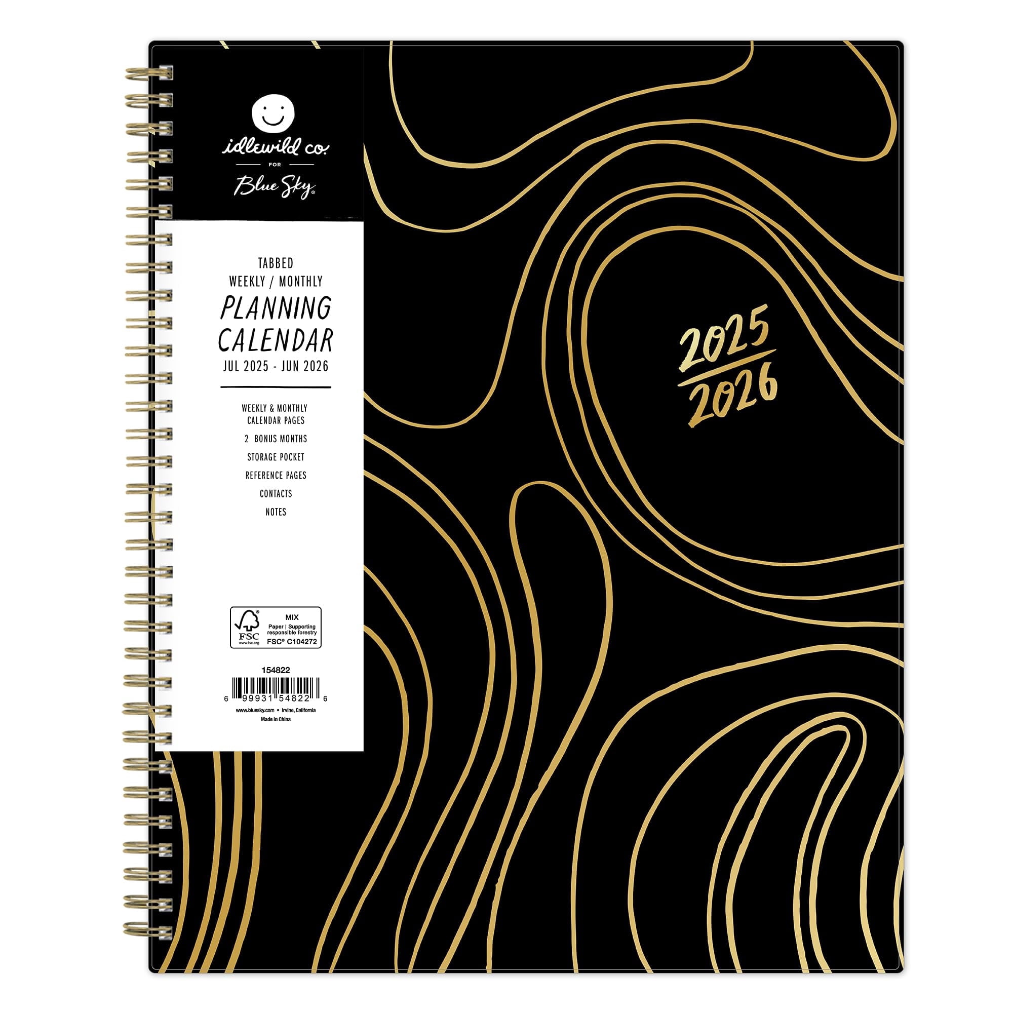 Blue Sky Idlewild 2025-2026 Academic Year Weekly and Monthly Planner ...