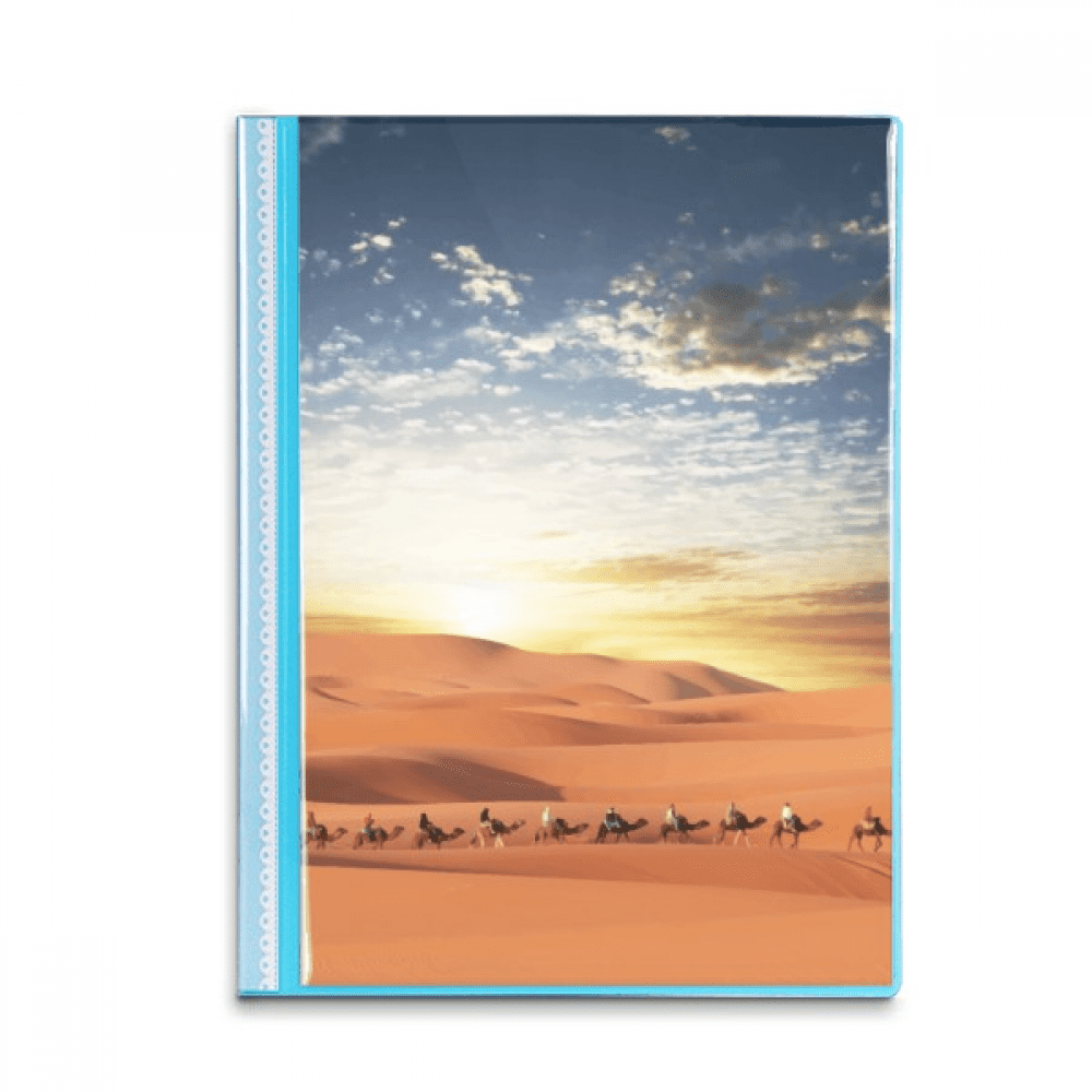 Blue Sky Journey Silk Road Camel Desert Book Sheet Protectors Portfolio ...
