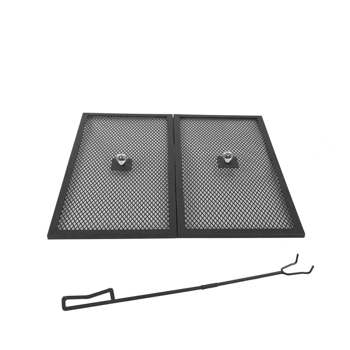 Spark Screens and Screen Lift for The 28" Square Mammoth Patio Fire Pit ...