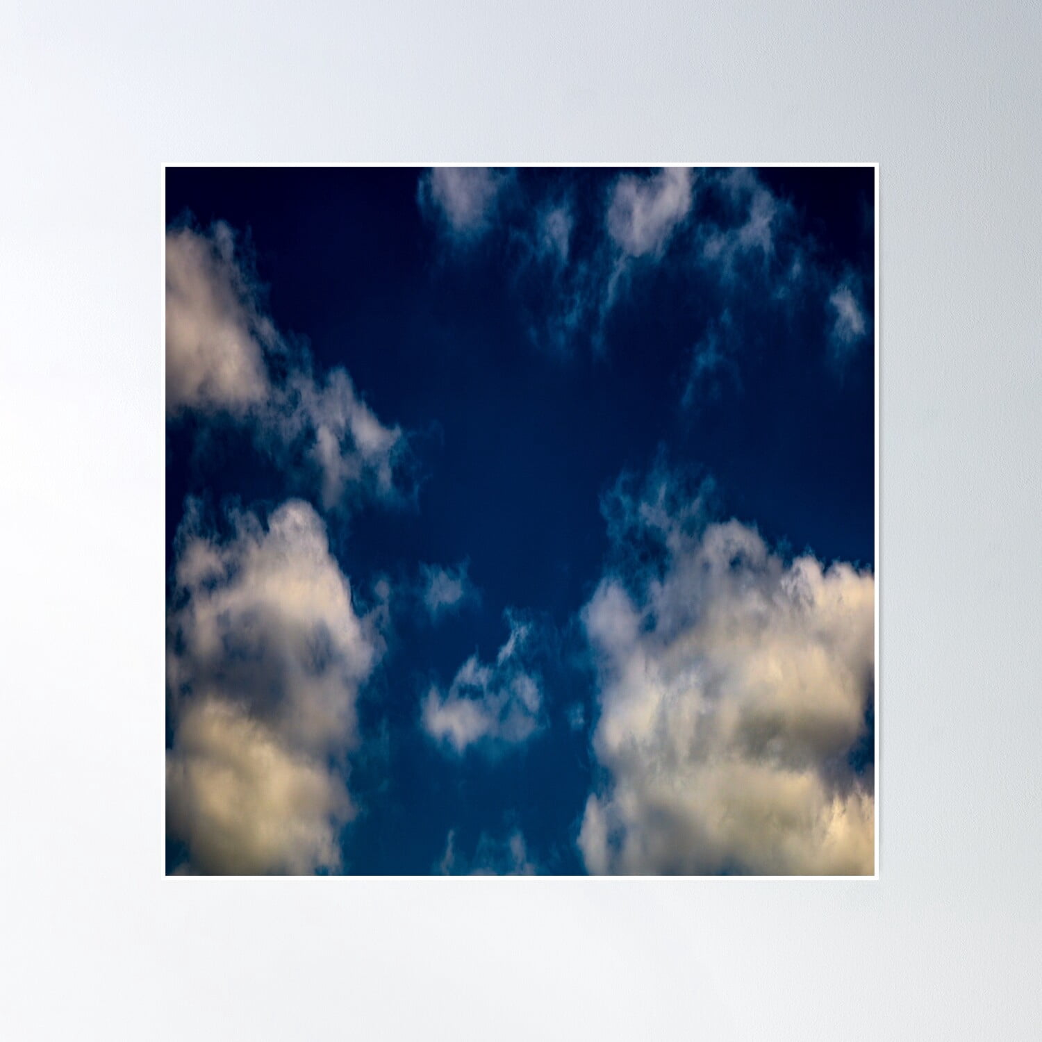 Blue Sky Poster Wall Art, Modern Wall Decor, 16x16 UNFRAMED - Walmart.com