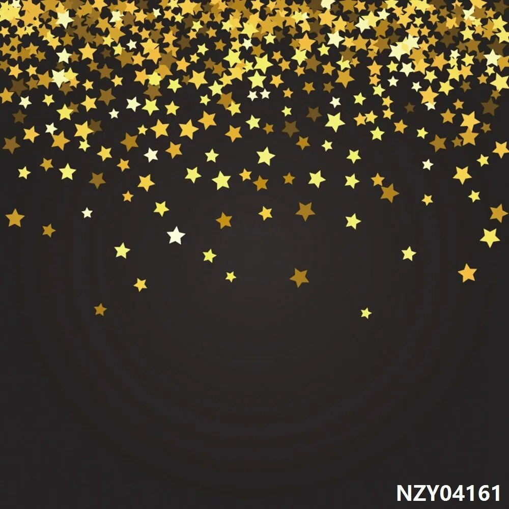 Blue Sky Shining Stars Light Bokeh Glitters Newborn Photo Backgrounds Baby Shower Photography ...