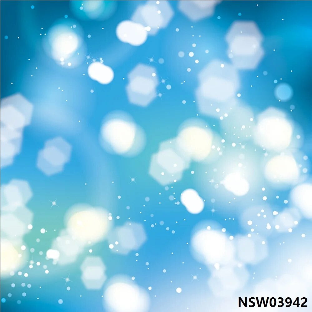 Blue Sky Shining Stars Light Bokeh Glitters Newborn Photo Backgrounds ...
