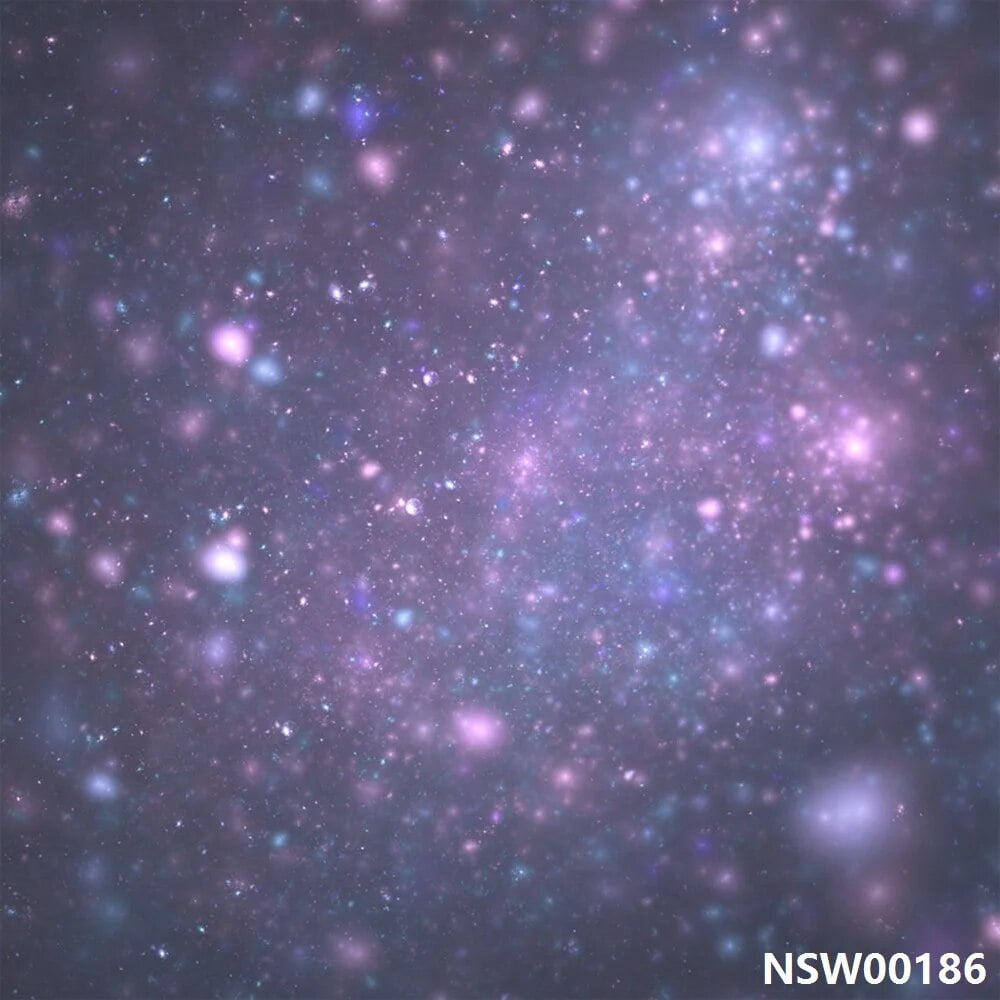 Blue Sky Shining Stars Light Bokeh Glitters Newborn Photo Backgrounds Baby Shower Photography ...