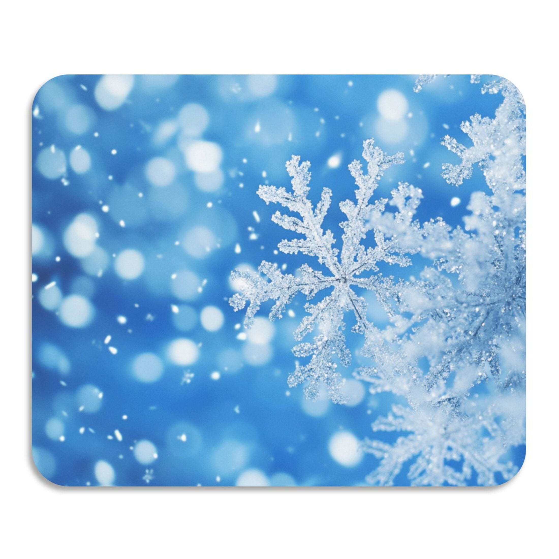 Blue Sky Snowflakes Diatomite Dish Drying Mat Drain Pad for Kitchen ...