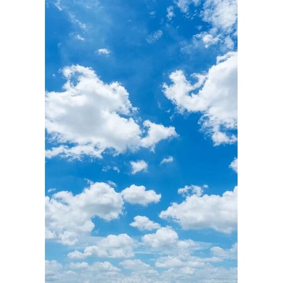 Blue Sky White Cloud Photo Backdrop Kids Children World Travel Aviator ...