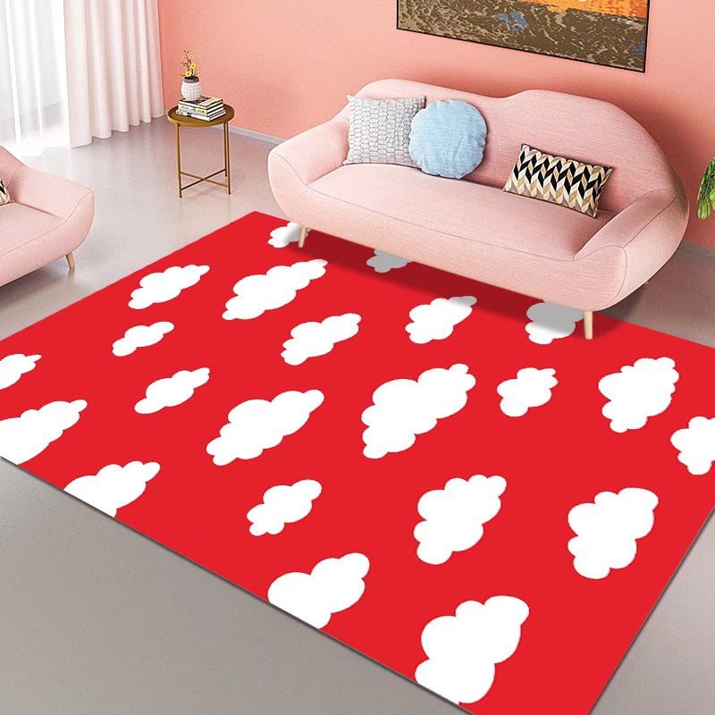 Blue Sky White Clouds Home Carpet Soft Cloud Carpets for Living Room ...